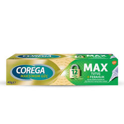 Corega Max Tutuş Ferahlık Diş Protezi Yapıştırıcı Krem 40 gr ...