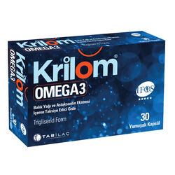 Krilom Omega 3 Yumuşak Kapsül 30 Kapsül | Dermoeczanem.com