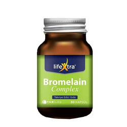 LifeXtra Bromelain Complex Takviye Edici Gıda 30 Kapsül | Dermoeczanem.com