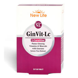 New Life GinVit-Lc Takviye Edici Gıda 30 Tablet | Dermoeczanem.com