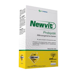 Newvit Probiyotik 30 Kapsül | Dermoeczanem.com