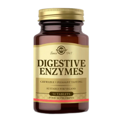 Solgar Digestive Enzymes Takviye Edici Gıda 50 Tablet | Dermoeczanem.com