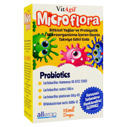 VitAgil Microflora Probiyotik Damla İçeren Takviye Edici Gıda15 ml ...