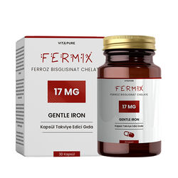 Vitapure Fermix Gentle Iron 30 Kapsül | Dermoeczanem.com